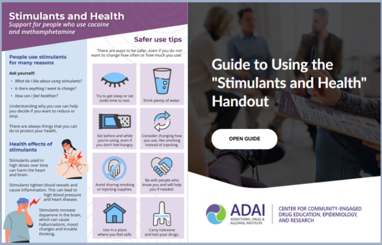 NEW from CEDEER: Stimulants and Health: A Handout and Guide for Care ...