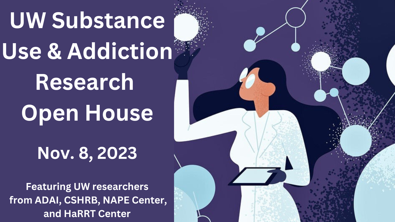 RECORDING AVAILABLE: UW Substance Use & Addiction Research Open House ...