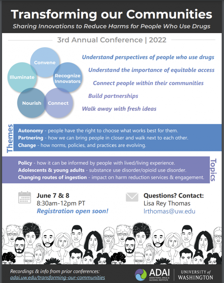 Transforming Our Communities, 2022 | Addictions, Drug & Alcohol Institute